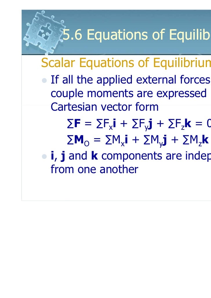 6161103 5.6 equations of equilibrium