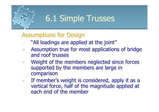 6161103 6.1 simple trusses | PDF