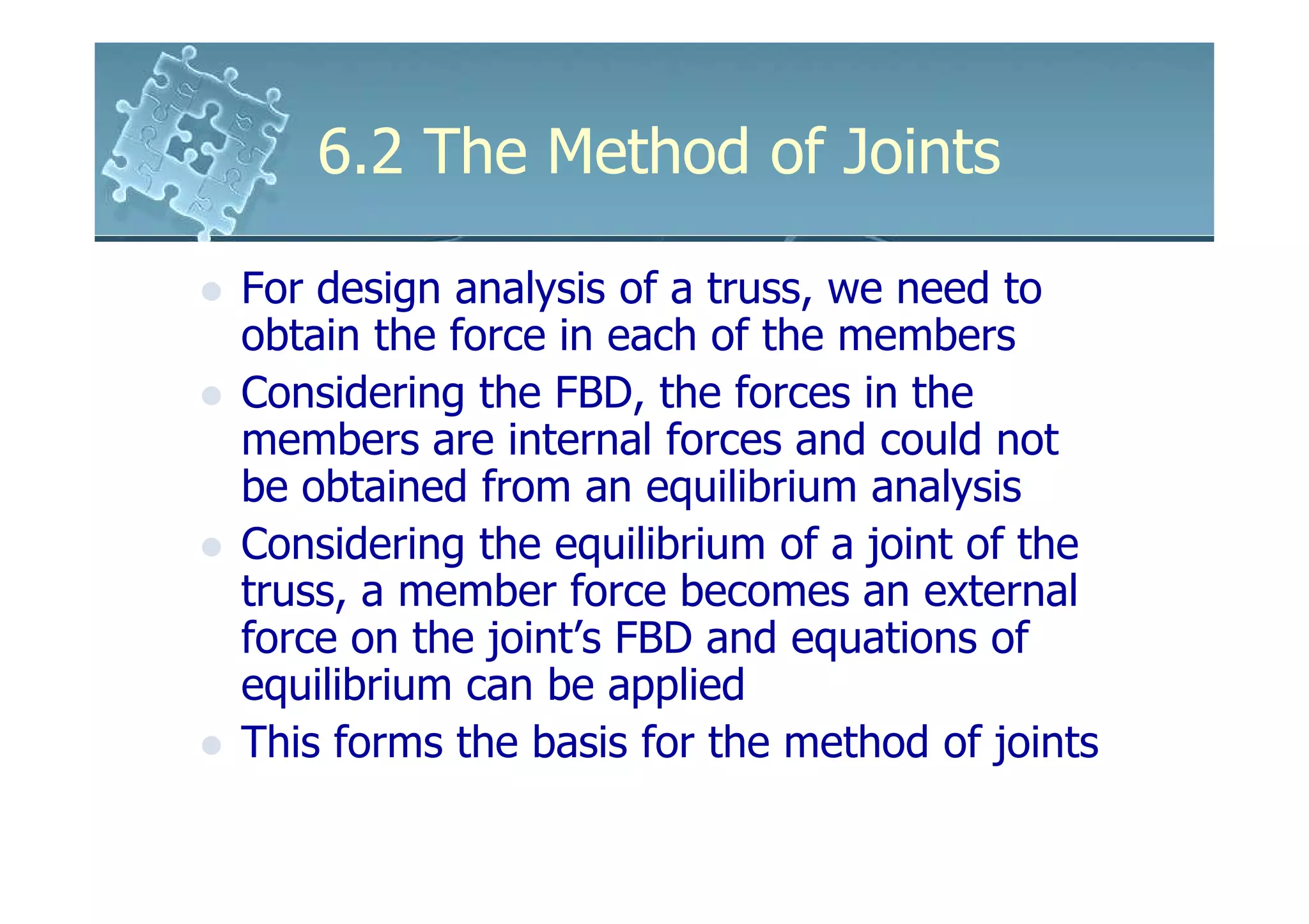 6161103 6.2 the method of joints | PPT