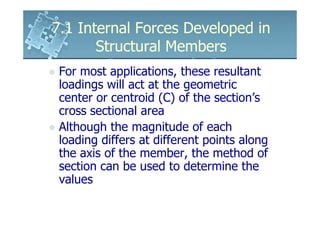 6161103 7.1 internal forces developed in structural members | PDF