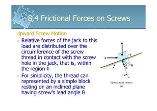 6161103 8.4 frictional forces on screws | PPT