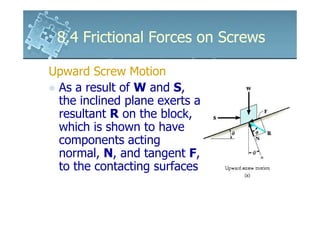 6161103 8.4 frictional forces on screws | PPT