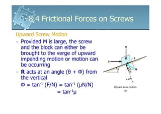 6161103 8.4 frictional forces on screws | PPT