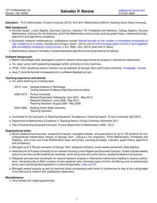 Resume_SalBarone | PDF