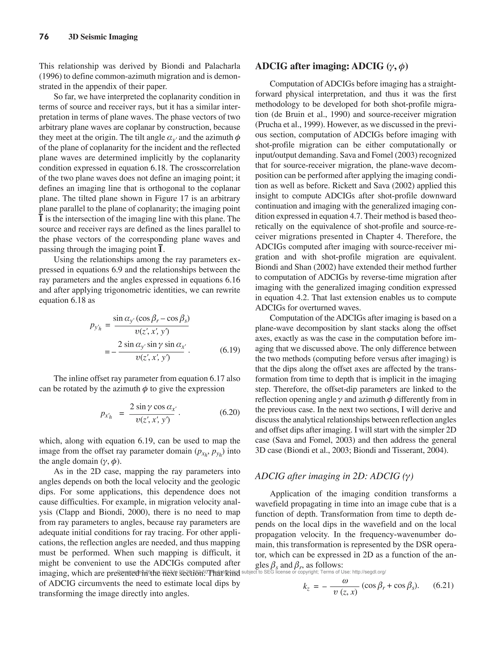 3D Seismic Imaging 1 Har/DVD Edition Biondo L. Biondi | PDF