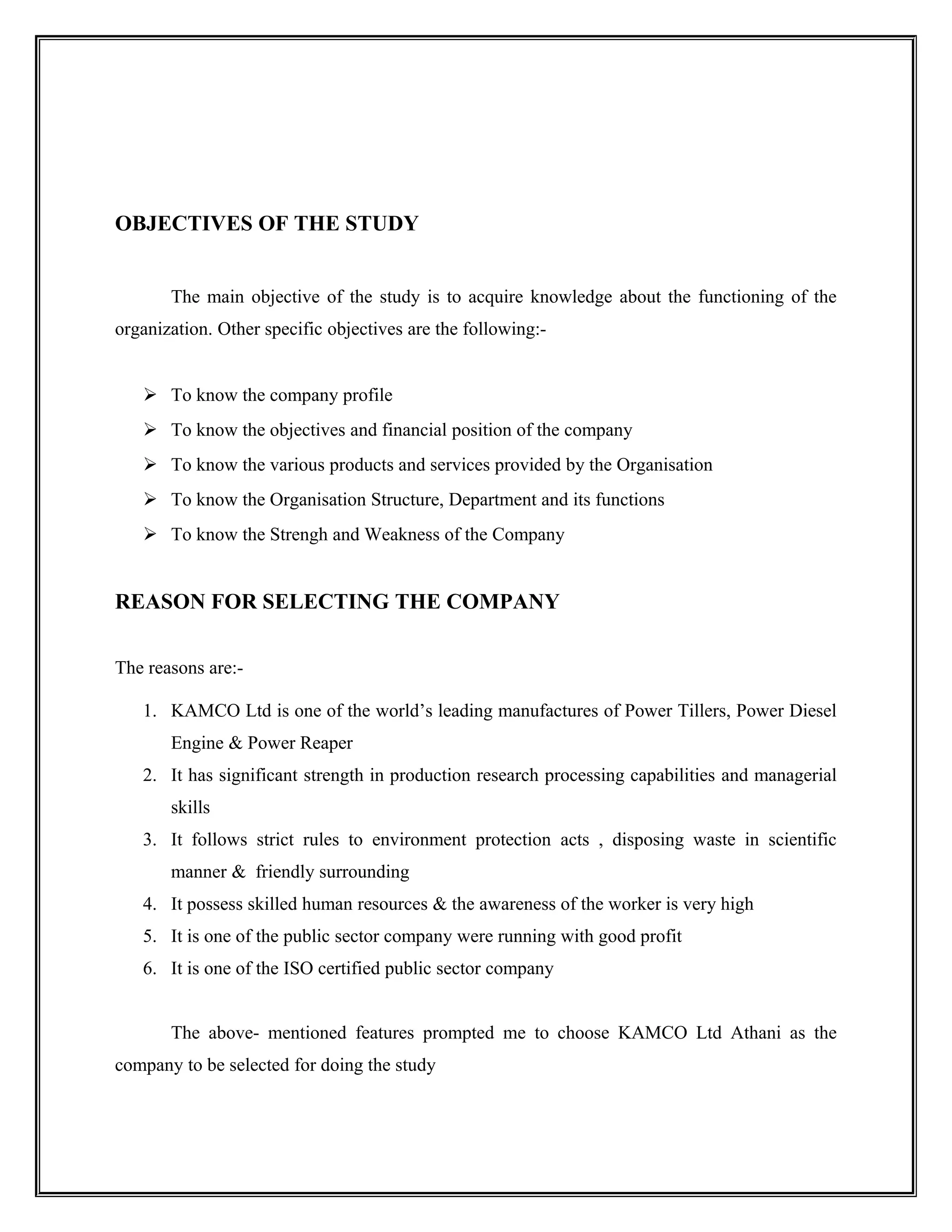 61668862 organisation-study-of-kamco | DOC