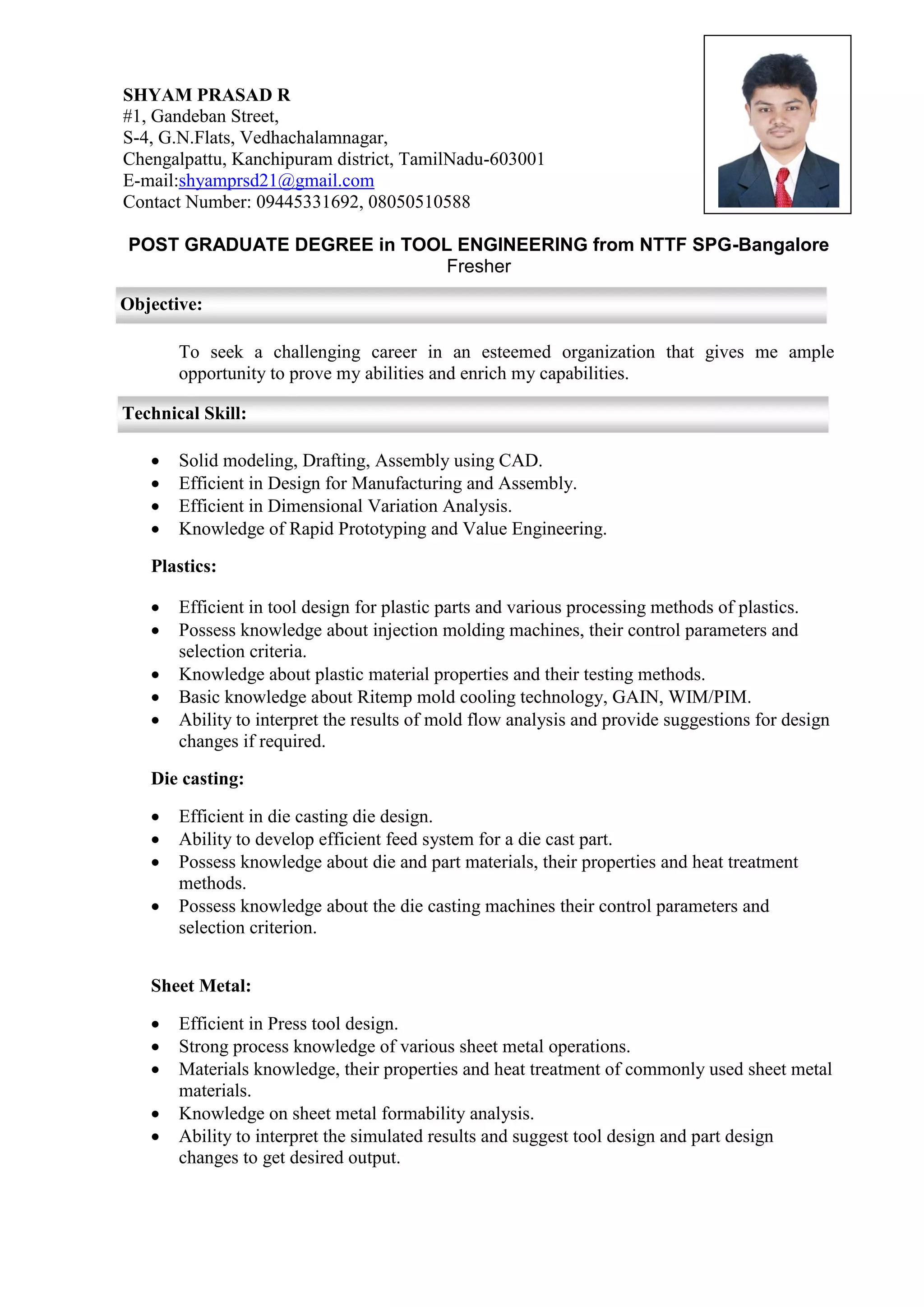 Resume shyam | PDF