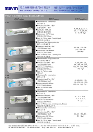Mavin Load Cell Catalog.xls