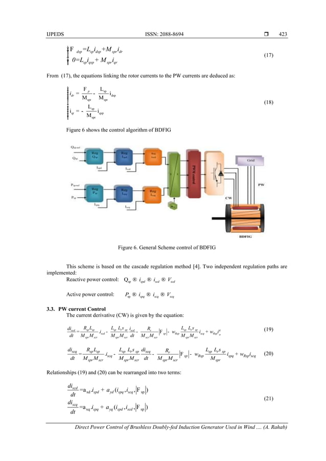 Direct Power Control of Brushless Doubly-fed Induction Generator Used in Wind Energy Conversion ...
