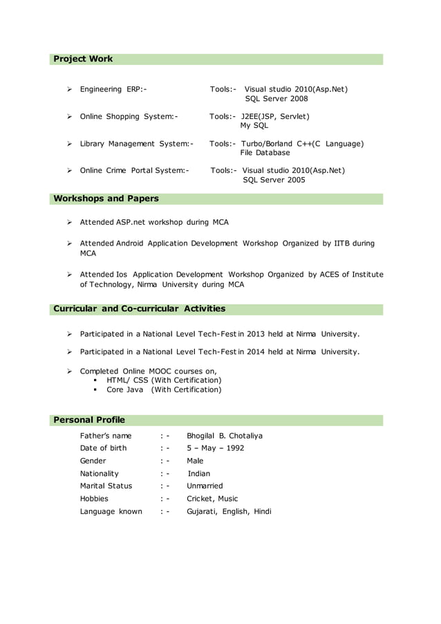 RESUMECV_Jay_Chotaliya | PDF