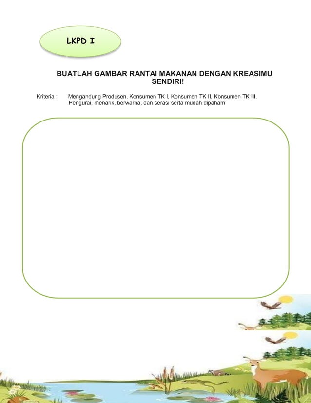 MODUL AJAR IPAS KELAS V Tentang Rantai Makanan dan Ekosistem | PDF