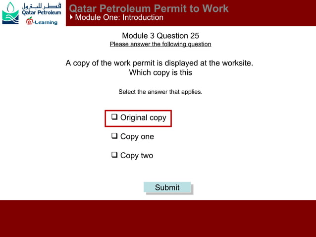 Permit to work course-PTW-Questionare.pdf | Resume Writing and Advice ...