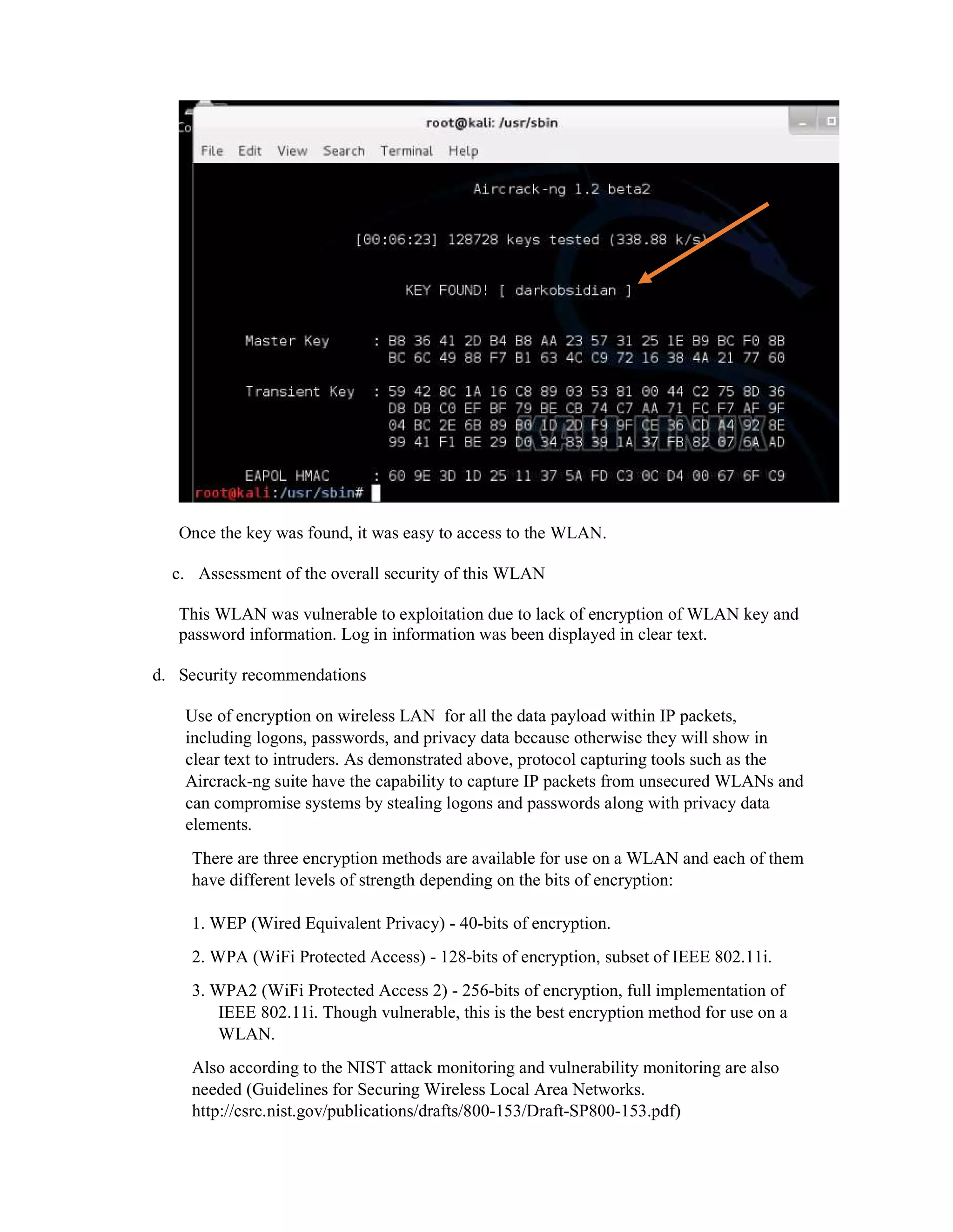 Auditing a Wireless Network and Planning for a Secure WLAN Implementation | PDF