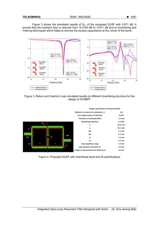 Integrated Open Loop Resonator Filter Designed With Notch Patch Antenna