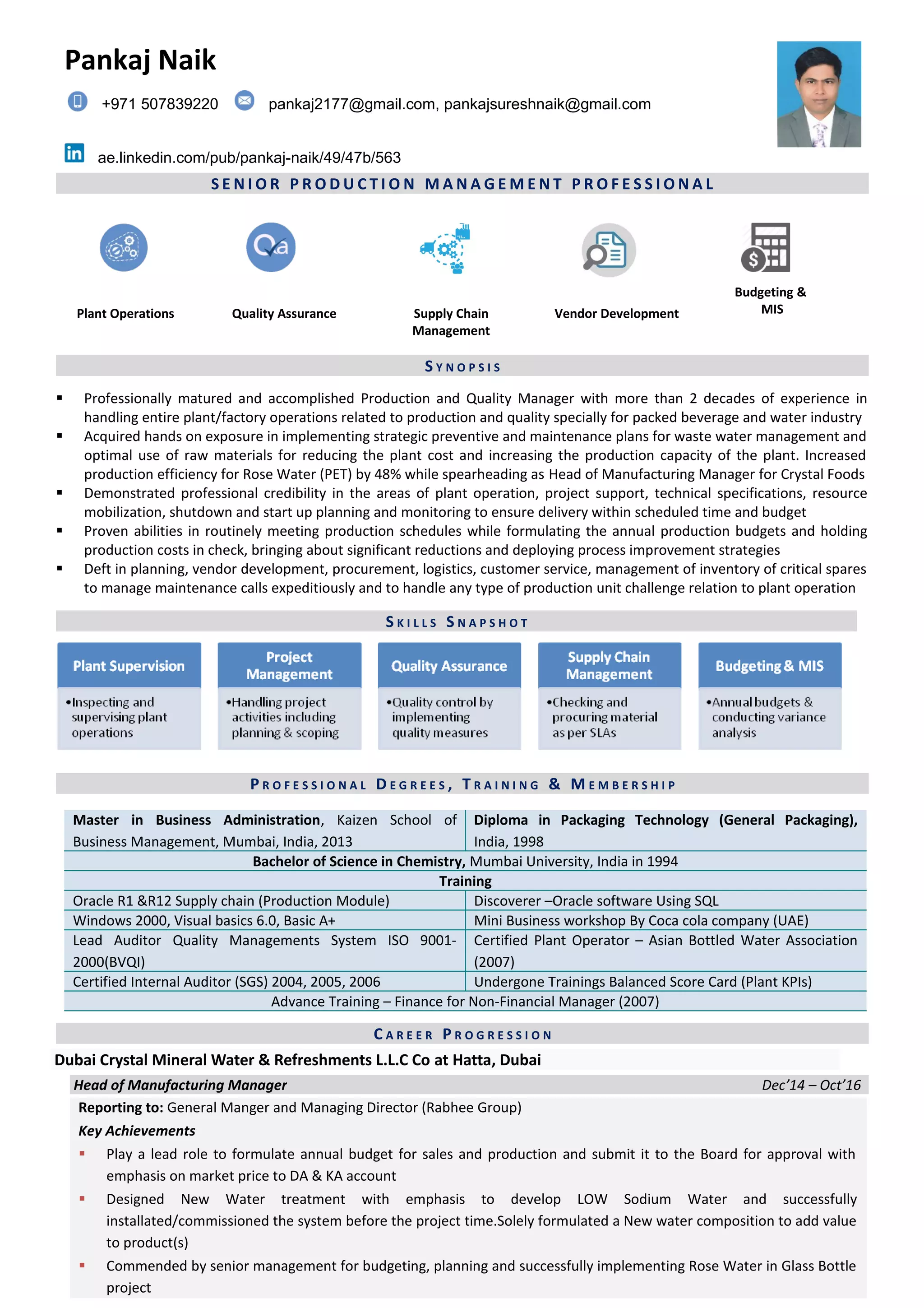 Pankaj Naik CV new | PDF