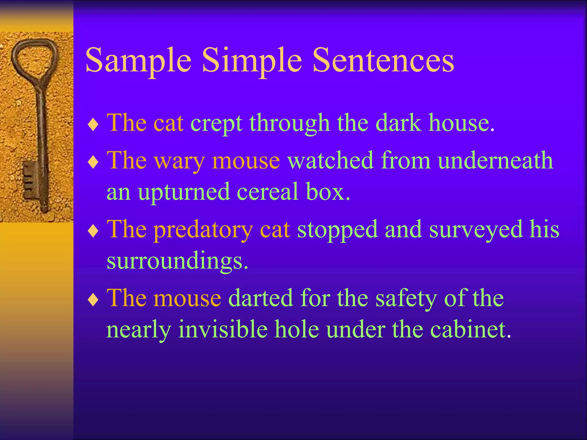 sentence structure | PPT
