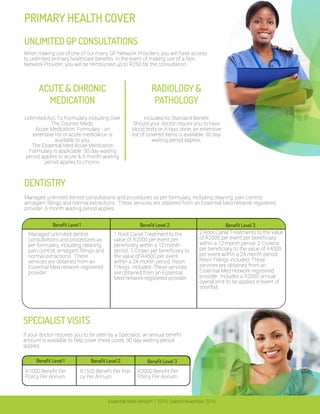 Brochure Essential Med Nov 2016 | PDF