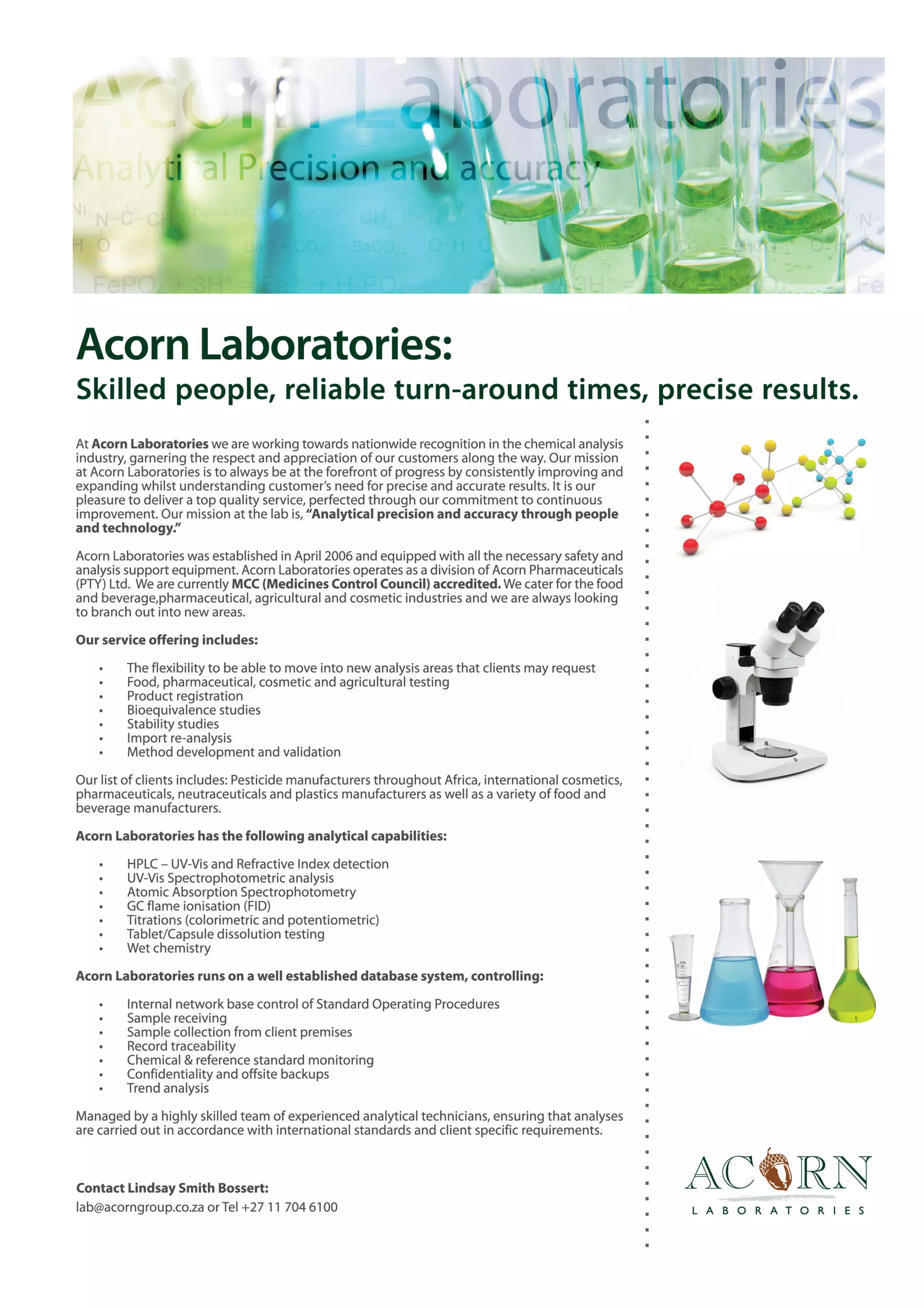 Lab fact sheet 220813 | PDF