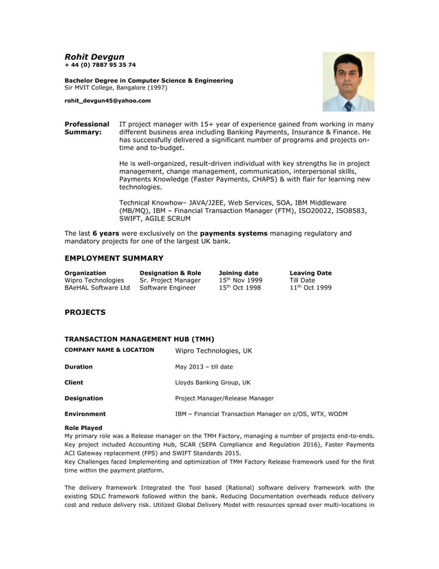 Rohit_Resume1 | PDF | Business Banking & Finance | Business