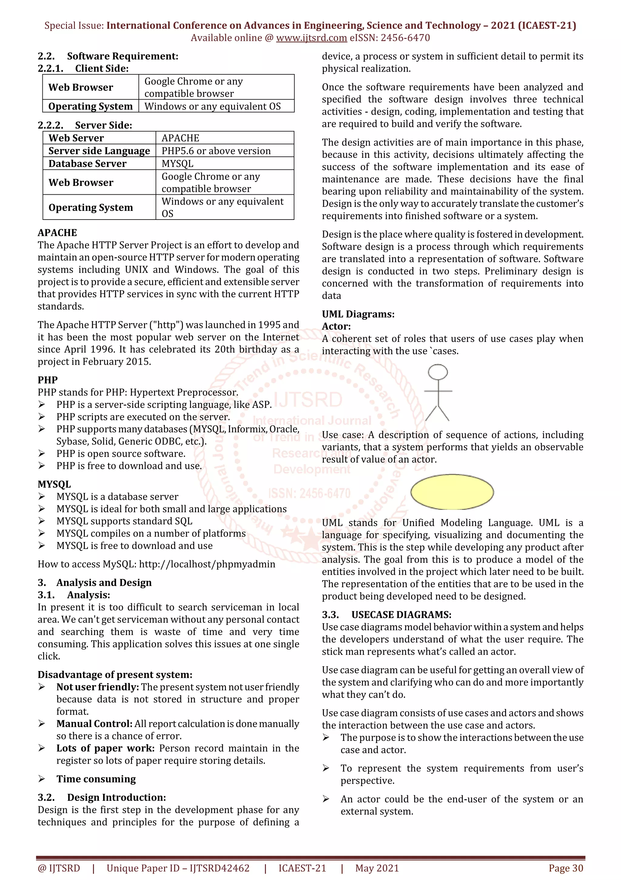 Local Service Search Engine Management System LSSEMS | PDF