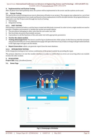 Local Service Search Engine Management System LSSEMS | PDF