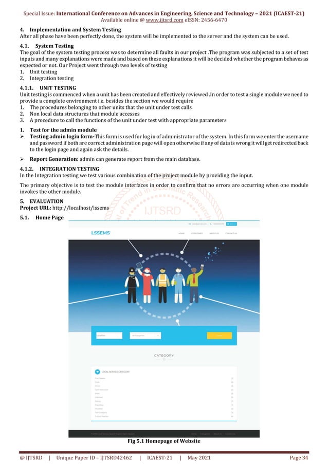 Local Service Search Engine Management System LSSEMS | PDF
