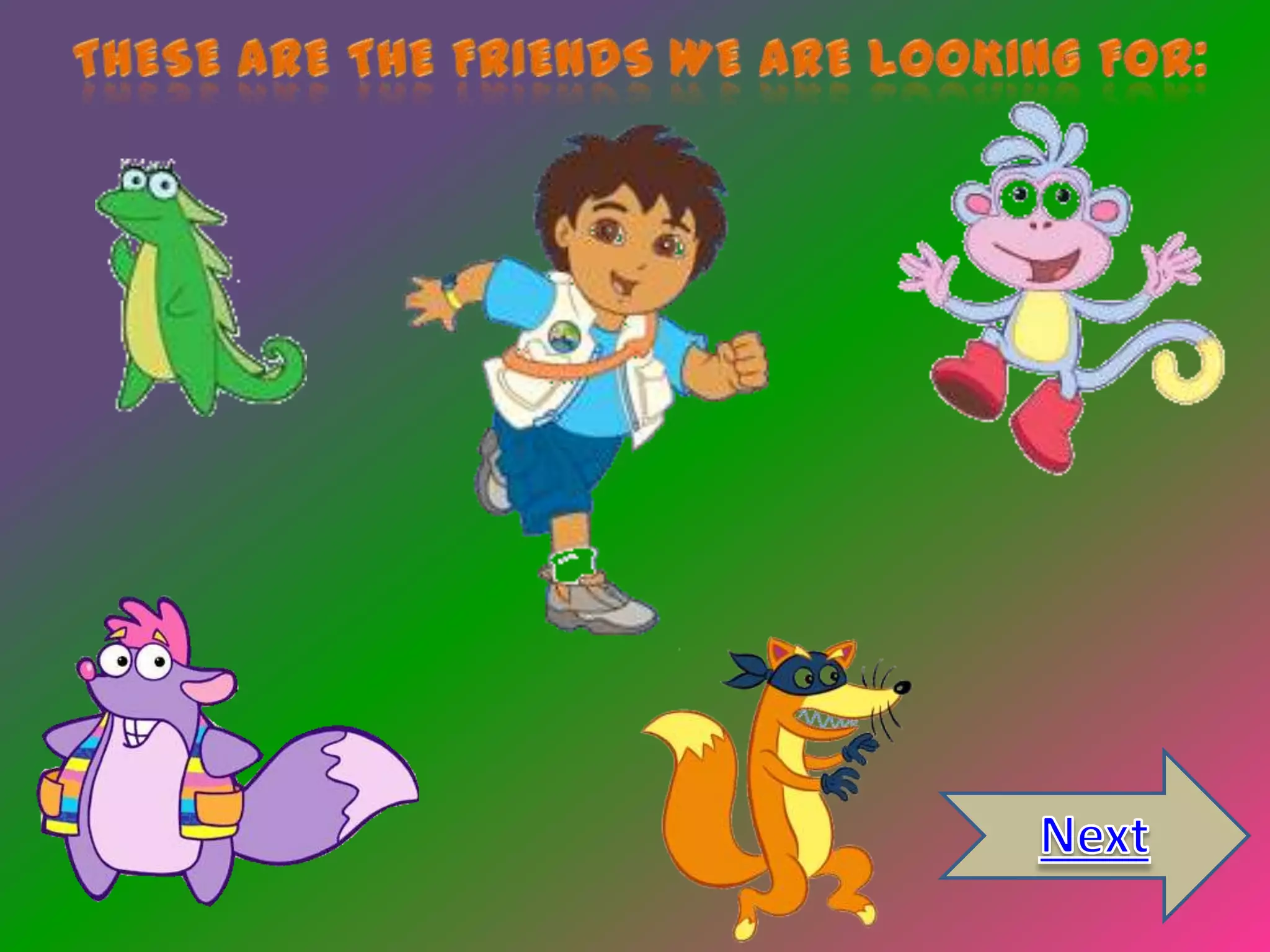 Prepositions with Dora the Explorer | PPSX
