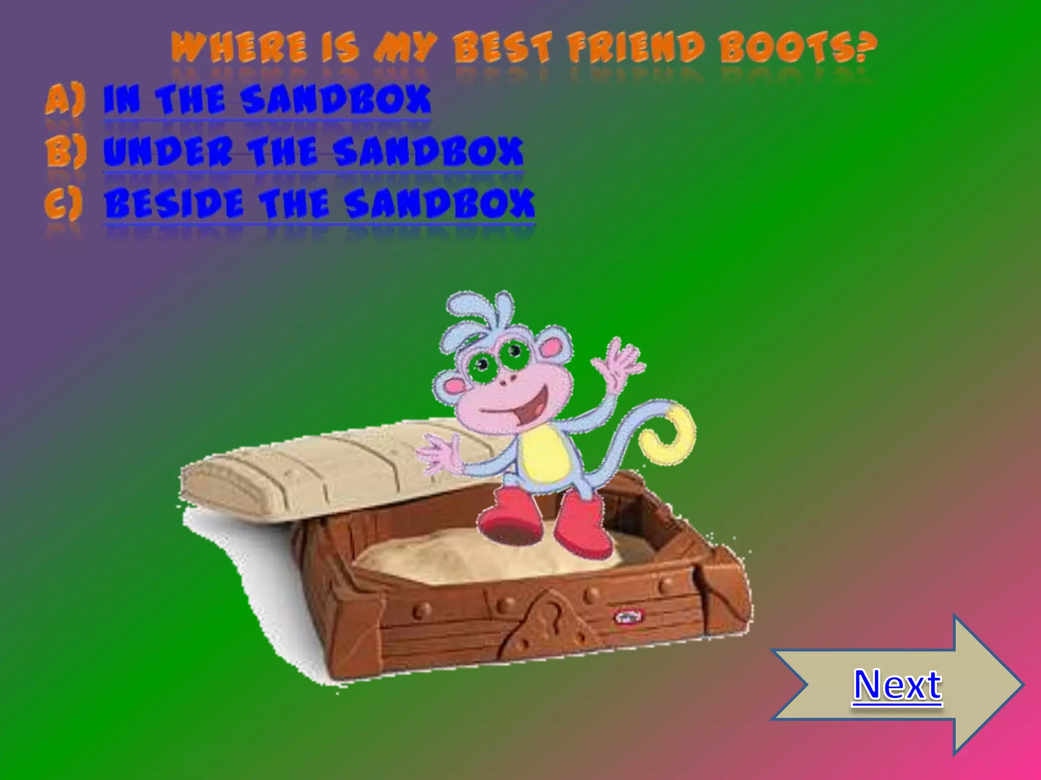 Prepositions with Dora the Explorer | PPSX