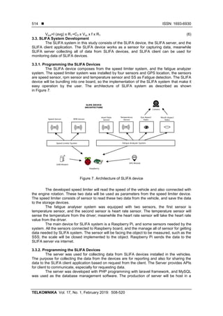 Speed limiter integrated fatigue analyzer (SLIFA): engineering design ...
