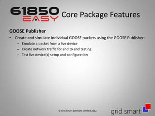 61850easy Test Tool for IEC 61850 Networks & Systems | PPTX