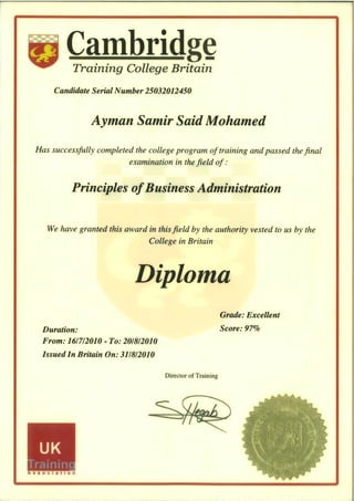 diploma | PDF