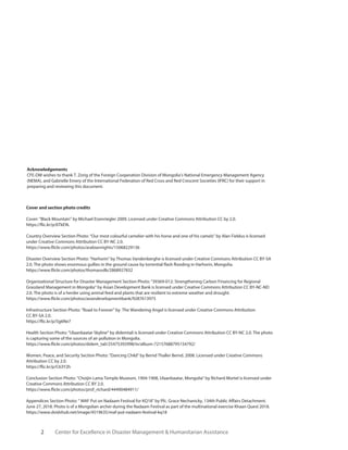 Disaster Management Reference Handbook | Mongolia | PDF