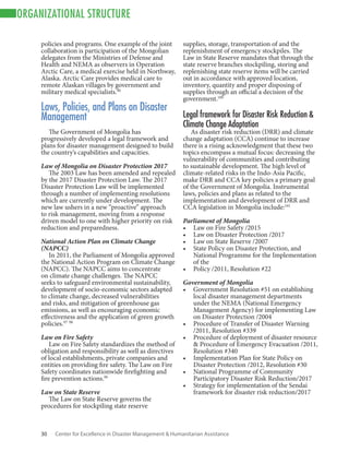 Disaster Management Reference Handbook | Mongolia | PDF