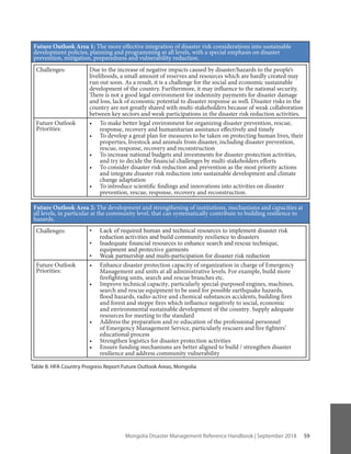 Disaster Management Reference Handbook | Mongolia | PDF