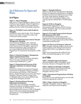 Disaster Management Reference Handbook | Mongolia | PDF