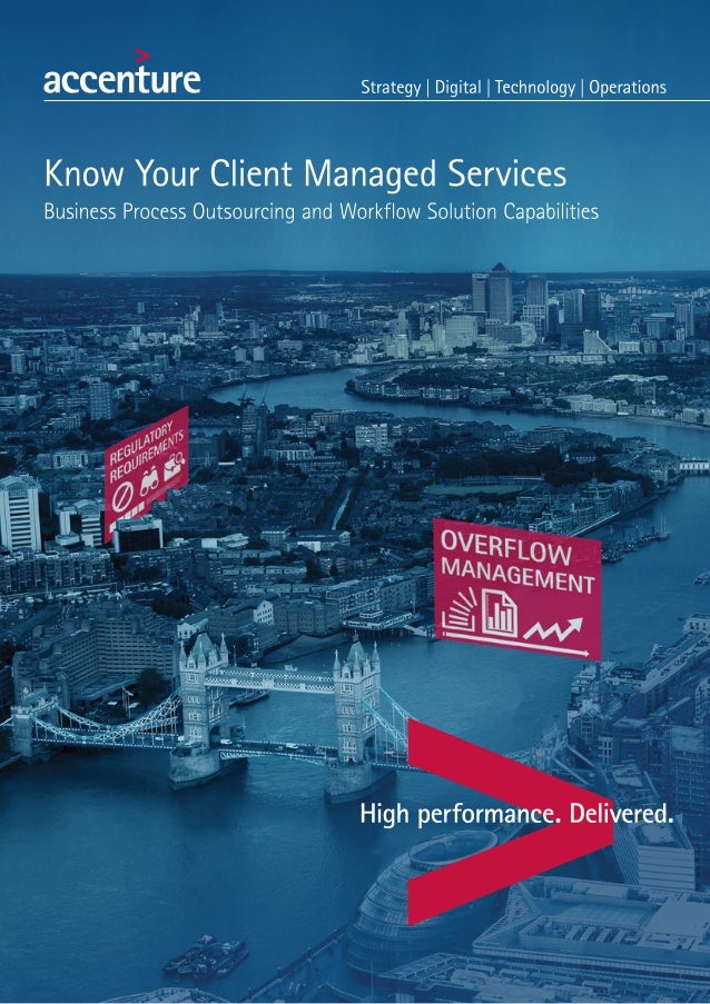 Accenture Know Your Client Managed Services