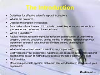 Report Writing - Outreach Programme (2) | PPT