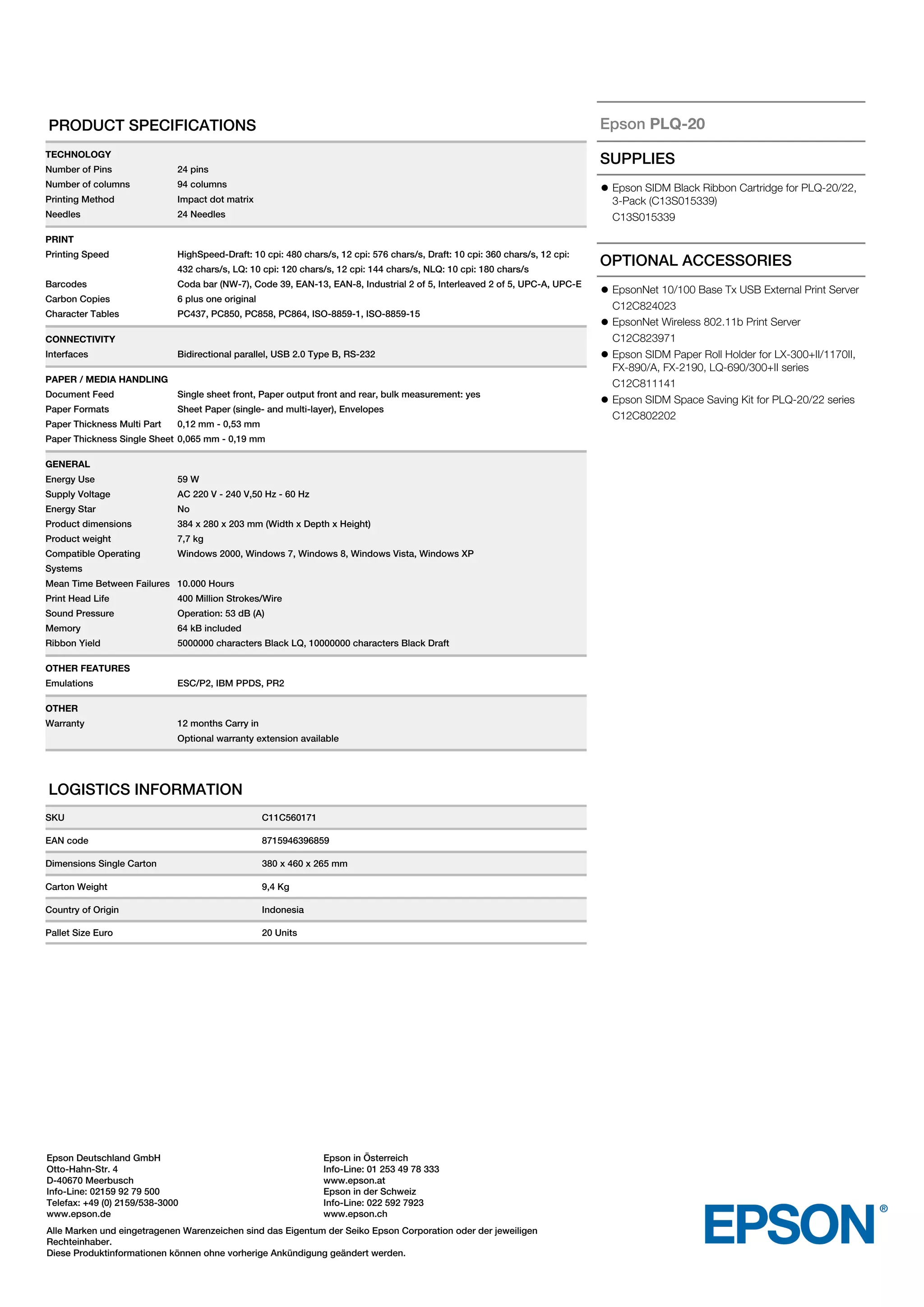teller printer - epson plq-20 - Alistech | PDF | Computing | Technology & Computing