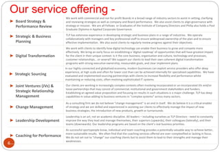 TLP Promo 2016 | PPTX | Management Consulting Industry | Industries