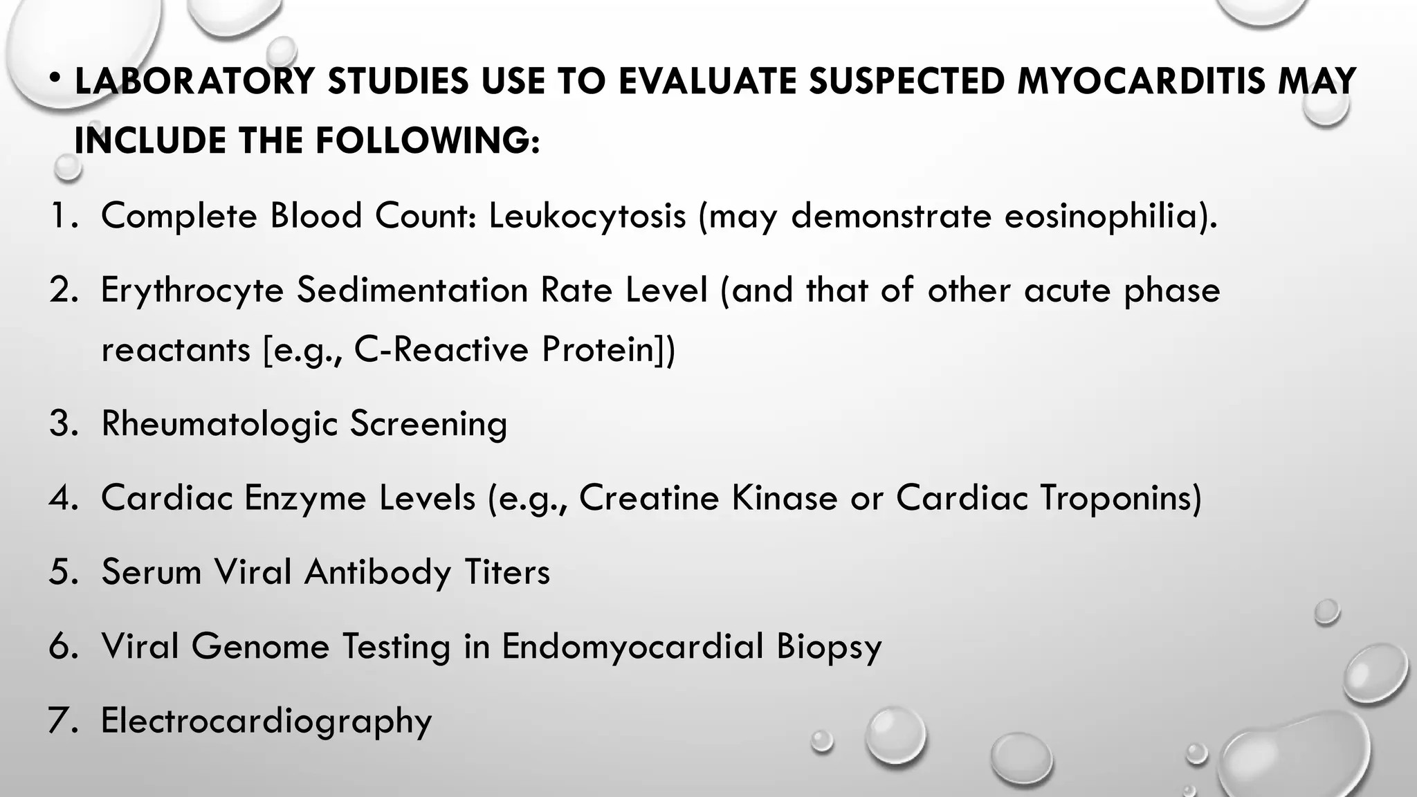Laboratory Diagnostics of Myocardial Infarction, Myocarditis and Heart ...