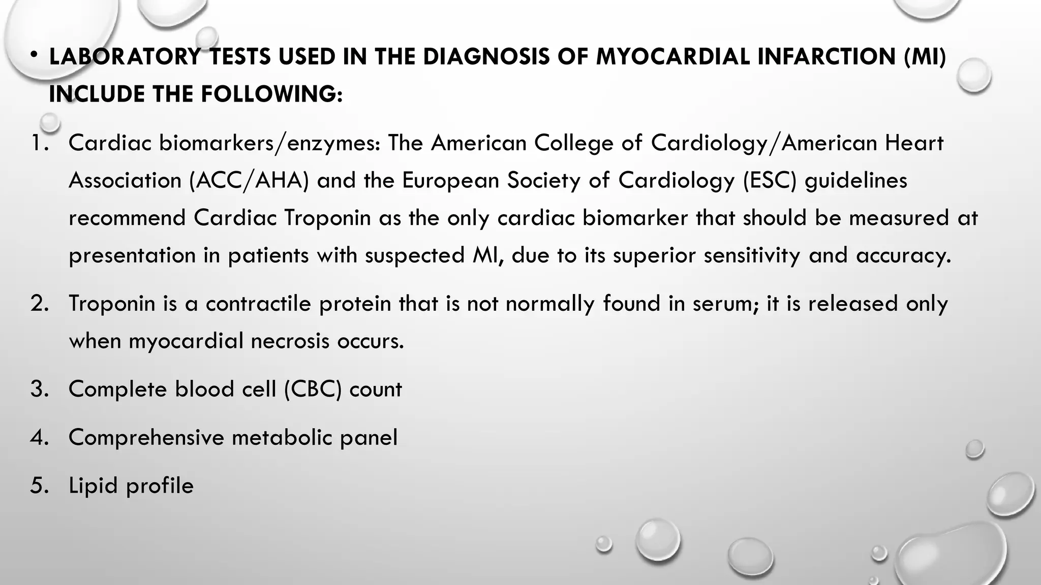 Laboratory Diagnostics of Myocardial Infarction, Myocarditis and Heart ...