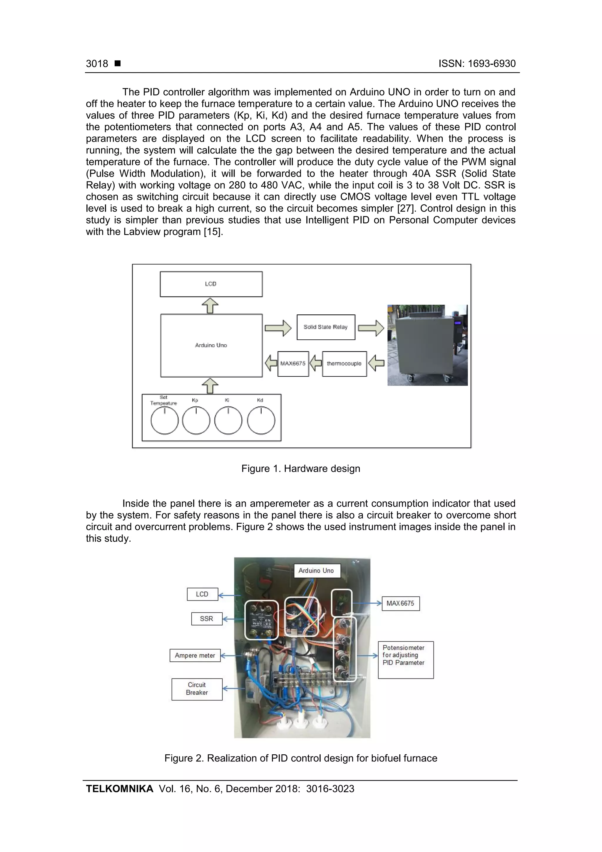 PID Control Design for Biofuel Furnace using Arduino | PDF | Power and ...