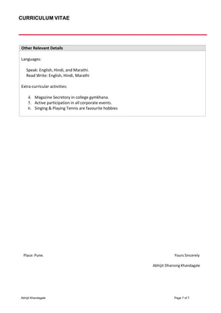 Abhijit Khandagale Resume_Clinops (1) | PDF