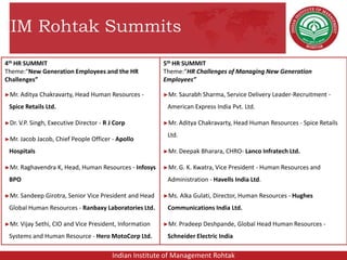 IIM_Rohtak_Corporate_Presentation_2014_small | PPTX