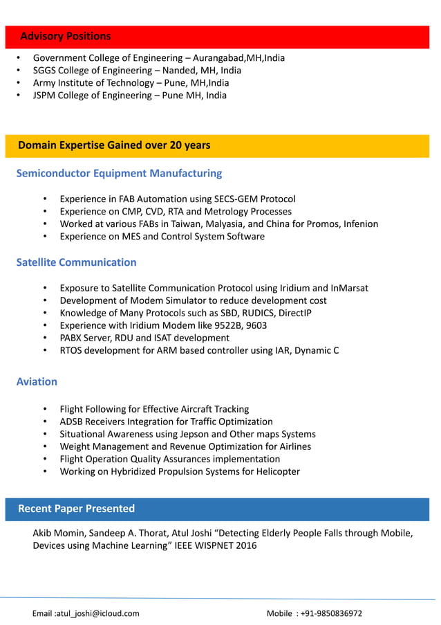 Atul Joshi - Oct 2016 | PDF | Operating Systems | Computer Software and Applications