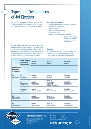 Design Features - Jet Ejectors -EN-140220-web | PDF