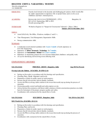 Bhavith Chinya Narasimha Murthy | DOCX