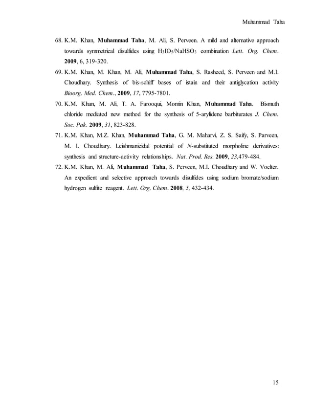 Muhammad Taha cv | PDF