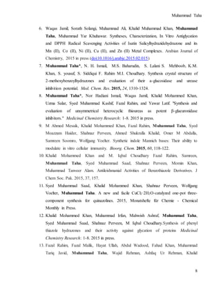 Muhammad Taha cv | PDF