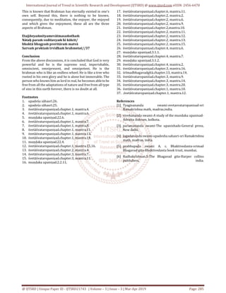 A Brief Study on ÅšvetÄ Å›vataropaniá¹£ad | PDF